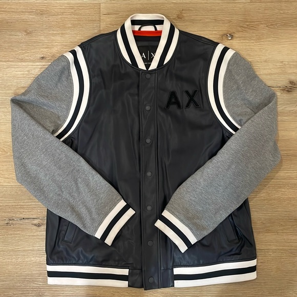 Armani Exchange | Jackets & Coats | Armani Exchange Varsity Jacket Xxl | Poshmark